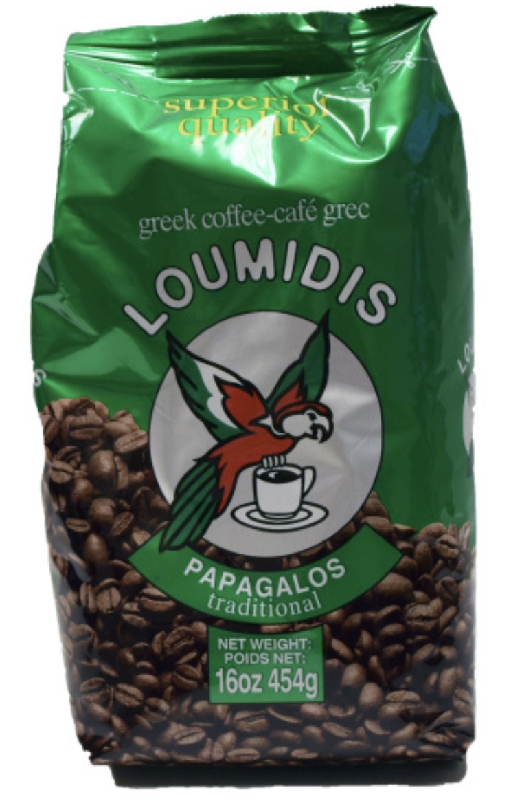 Loumidis Papagalos Traditional Greek Coffee - 16oz | Mina Foods